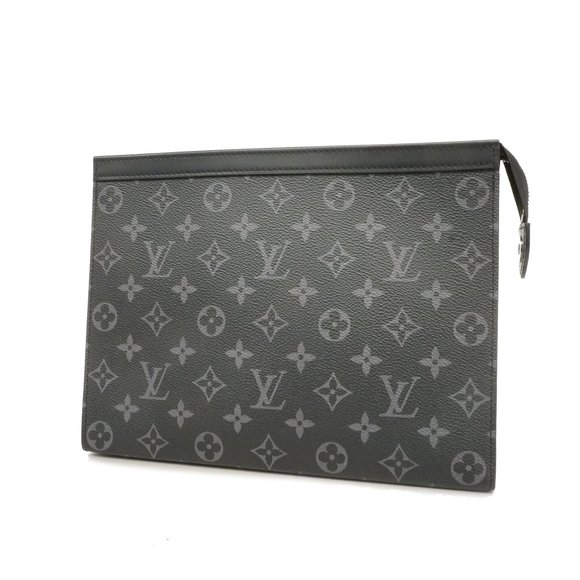 Louis Vuitton | Bags | Louis Vuittonauth Monogram Eclipse Pochette ...